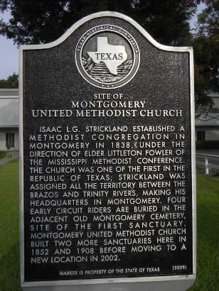 Historical Markers | City of Montgomery Texas